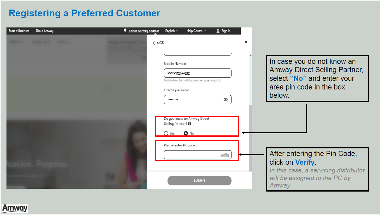 How to register as a Preferred Customer? – Amway Care
