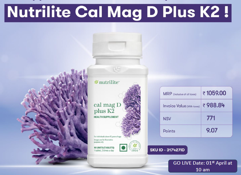 What are the features & benefits of Nutrilite Cal Mag D Plus K2 ...