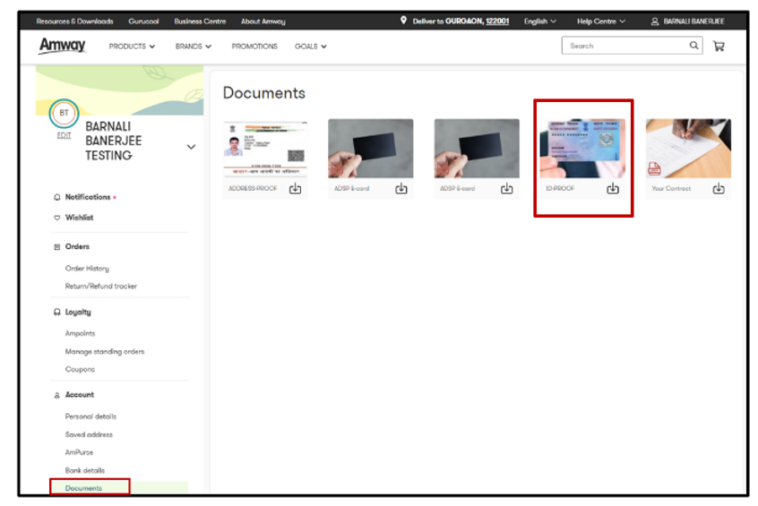 How can an ABO download ID card? – Amway Care