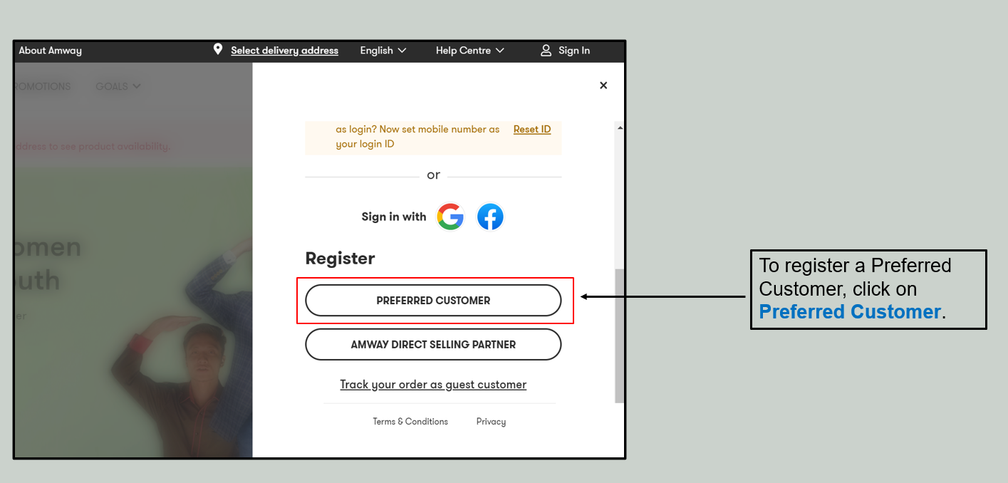 How to register as a Preferred Customer? – Amway Care